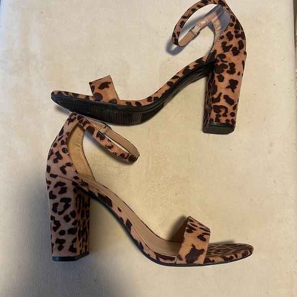 a new day | Shoes | Leopard Block Heels | Poshmark
